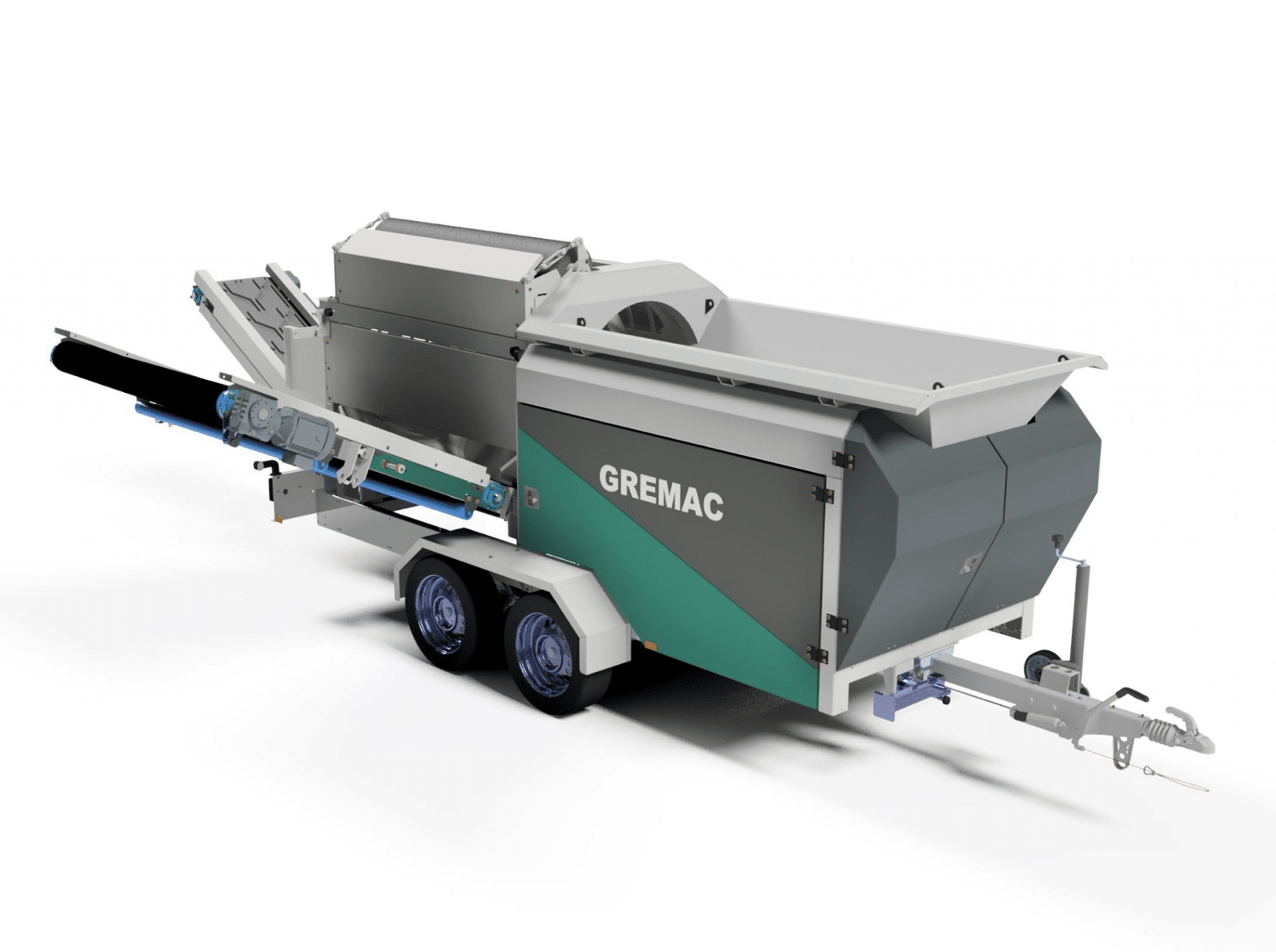 GREMAC e1 Siebanlage (mobile Trommelsiebanlage) - Händel Baugeräte ...